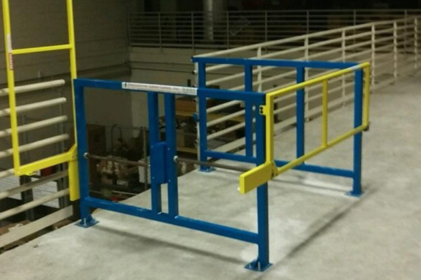 Mezzanine Safety Gates & Platform Fall Prevention
